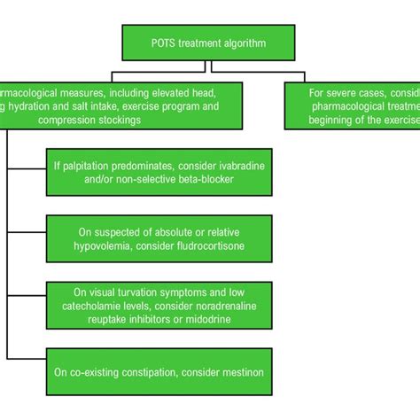 Treatment Algorithm For Patients With Pots Source Adapted 74