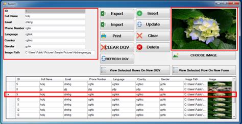 Datagridviewrow