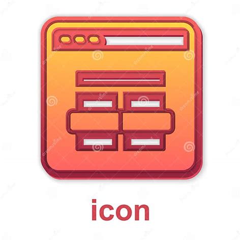 Gold Mysql Code Icon Isolated On White Background Html Code Symbol For Your Web Site Design