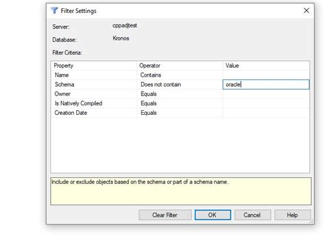 Master Filtering In Ssms Quick Database Object Access Jim Salaseks