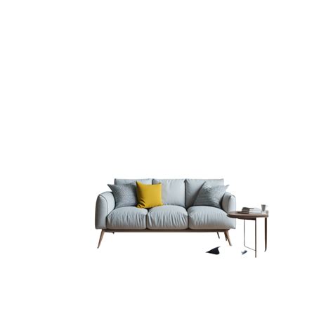 Modern And Stylish White Sofa Home Interior Mockup Interior Design