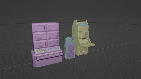 Old 1960 Computers Terminal 3d Model Turbosquid 2104773