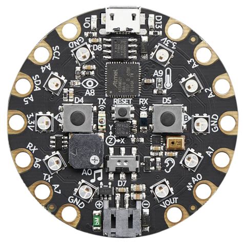 Adafruit Industries Circuit Playground Express Atsamd21 Arm Cortex M0 Microcontroller 48mhz