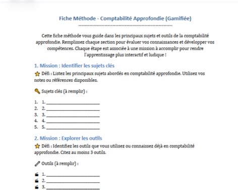 15 Exercices Corrigés En Comptabilité Approfondie Fiche