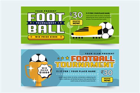 축구 토너먼트 스포츠 이벤트 배너 디자인 템플릿 간단하고 우아한 디자인 Championship에 대한 스톡 벡터 아트 및 기타 이미지 Championship