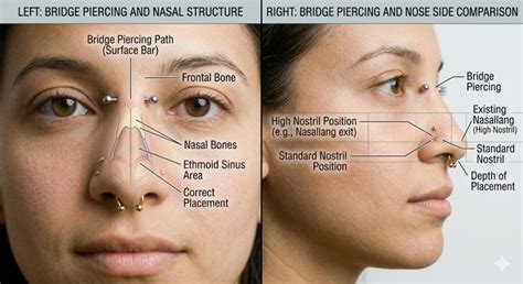 Types Of Nostril Piercing With Pictures Pierce Now