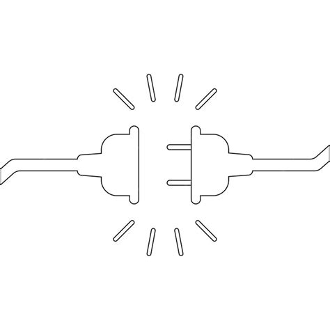 Premium Vector Socket Plug Isolated Icon Connection Plug Socket