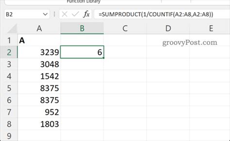 How To Count Unique Values In Excel