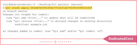 1 Guidebook To Manage Git Stashes Deletion And Restore