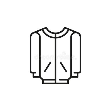 Baseball Jacket Icon Stock Vector Illustration Of Icon 372283089