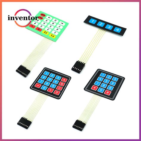 1 4 3 4 4 4 4 5 matrix array matrix keyboard 16 key membrane switch