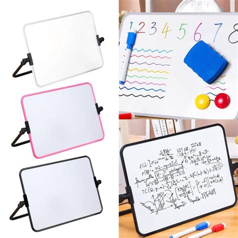 Double Sided Mini Whiteboard Size Easy To Clean And Handheld Magnetic