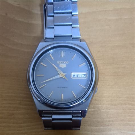 Seiko 5 セイコー5 自動巻き 昭和レトロ ビンテージ アンティーク 腕時計 カレンダーセイコー｜売買されたオークション情報