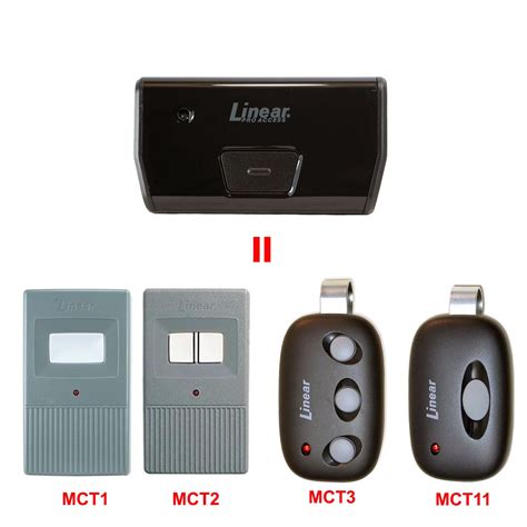 Linear MCT MCT MCT MCT Directly Compatible Megacode Single Channel Remote Linear