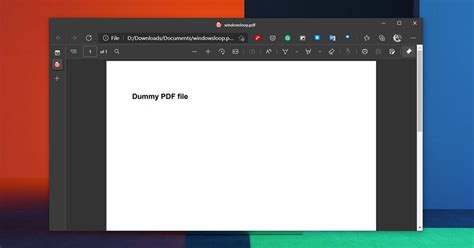 how to stop edge browser from opening pdf files