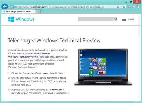 windows 10 technical preview médiaforma