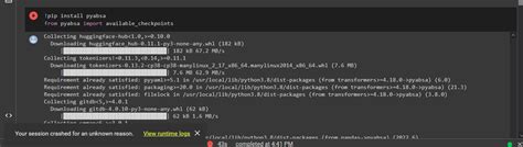 Checkpoints Craches · Issue 241 · Yangheng95pyabsa · Github