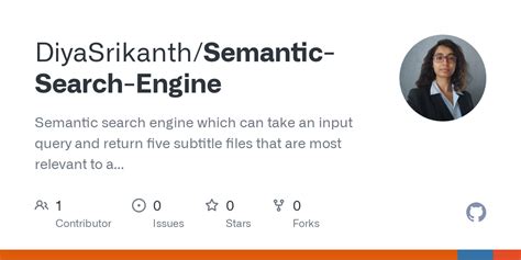 Github Diyasrikanthsemantic Search Engine Semantic Search Engine