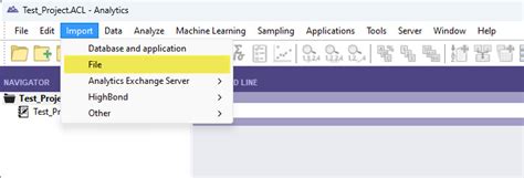 I Am Unable To Import An Excel File Into Acl Error Message Need At