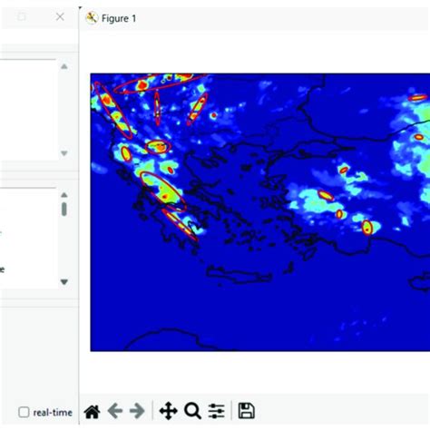 Visualization Of Rainfall Data On A Contour Map For The Date 03 06 2023 Download Scientific