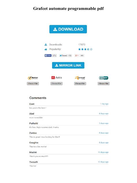 Grafcet Automate Programmable Pdf Download Free Pdf Programmable
