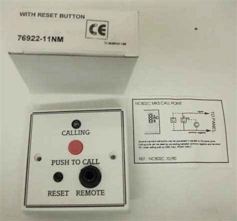 C TEC NC802CB MK3 Remote Nurse Call Point Reset Button Job Lot Of 10 76922 11NM 75 00 PicClick UK