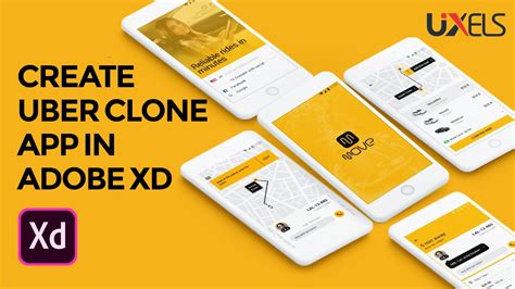 Create Uber Clone App In Adobe Xd 2020 Full Course Udemy Youtube