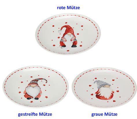 Weihnachts Teller Wichtel B WARE Weihnachten Strandlädchen