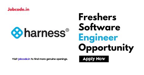 Start Your Career As A Software Engineer At Harness Jobcode
