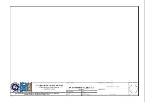 A3 Title Block Template 2 Pdf