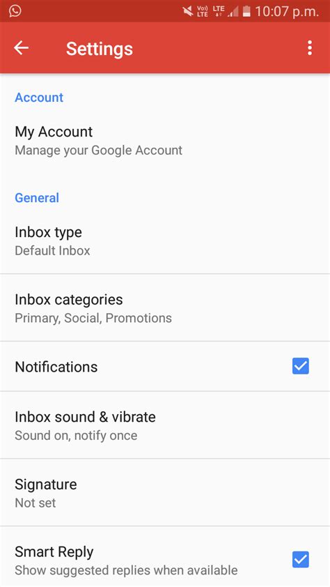 Latest Gmail Android App Allows Modification Of Google Account Settings GoAndroid