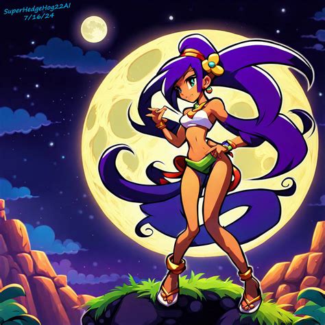 Shantae The Moon Light Belly Dancer Ai By Superhedgehog22 On Deviantart