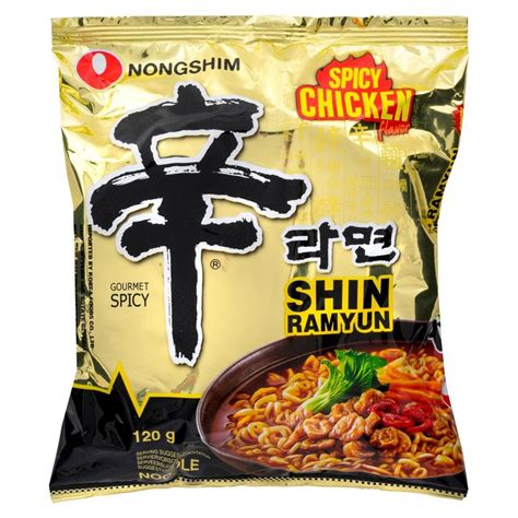 Nongshim Instant Noodles Shin Ramyun Chapagetti And Shrimp Crackers