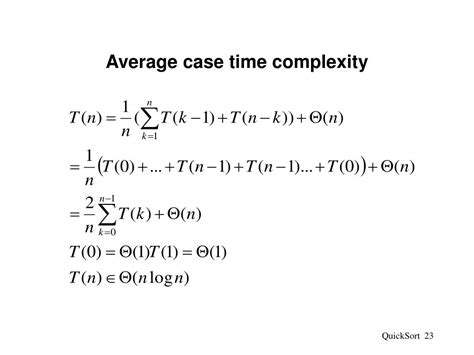 ppt quicksort algorithm powerpoint presentation free download id