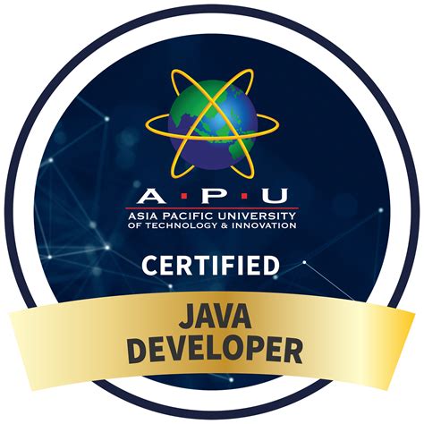 certified java developer credly
