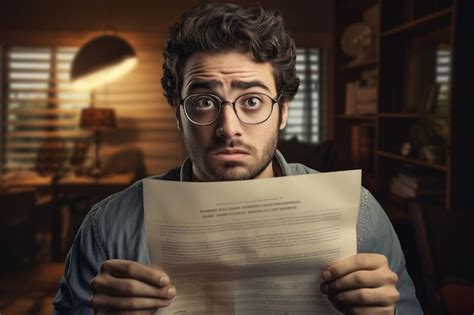 premium photo unhappy individual holding a rejected insurance