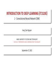 Understanding Convolutional Neural Networks: Key Concepts and | Course Hero