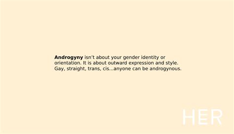 Am I Androgynous Checklist Her