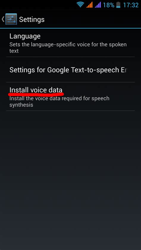 Changing Android Text To Speech TTS Engine And Other Hints Igor DC