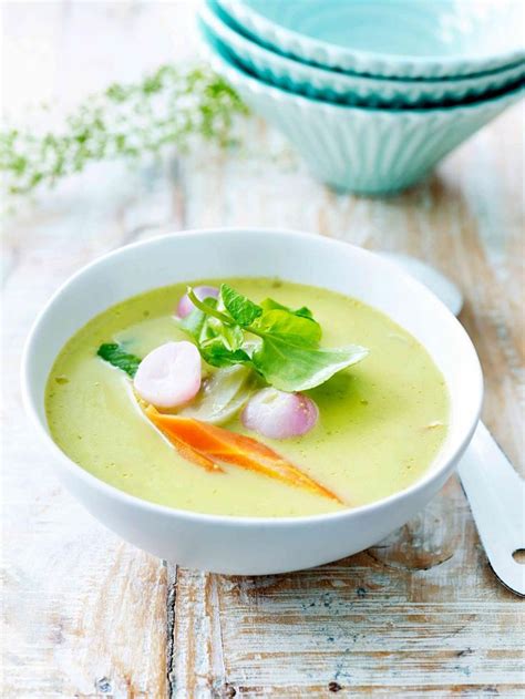 Romige Soep Van Jonge Sla En Lentegroen Recepten Soepen Be
