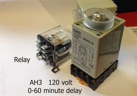 AH3 Delay Timer And Relay Electrical Circuit Diagram Timer Diy Electrical