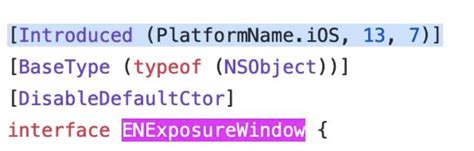 ExposureNotifications IOS EN V Should Be Marked As Introduced In IOS Issue