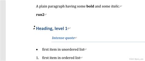 二、python Docx中paragraph说明python Docx Paragraph Csdn博客
