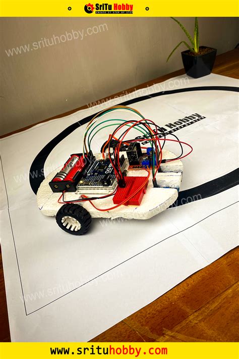 Sritu Line Follower Robot With Arduino Uno R4 Minima 👉more Tutorials And Projects On