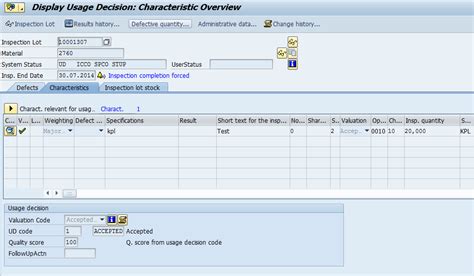 Solved Follow Up Action Duriing Usage Decision SAP Community