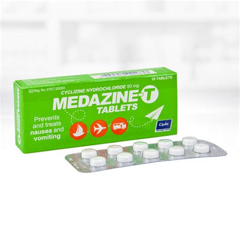 Medazine Nausea Tablets 10s Zimseller