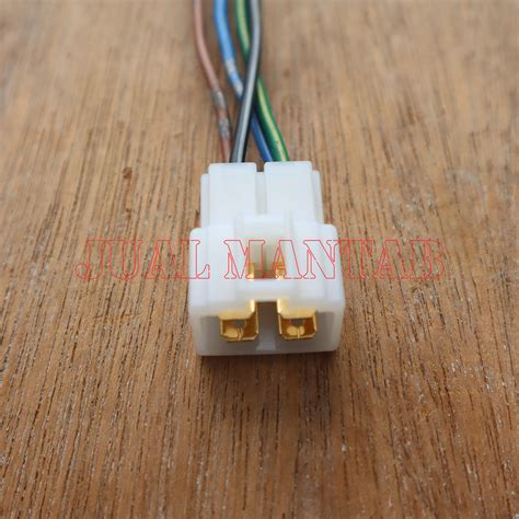 Socket Kiprok Motor Regulator Male Female Soket Besar Kaki Pin Motor Bebek Metik Universal