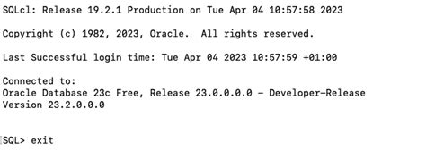 23c free on docker ora lytics