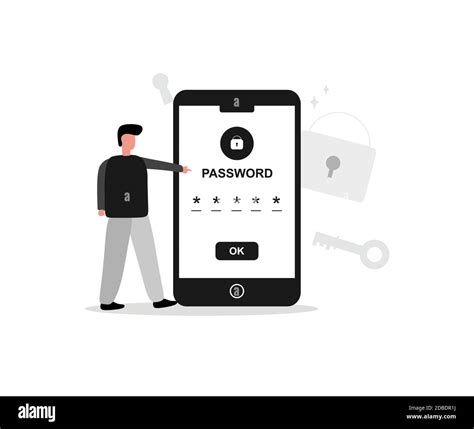 Design About My Password Concept Illustration Stock Vector Image And Art