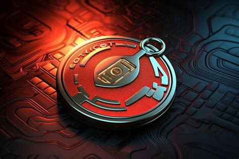 Security Token For Multifactor Authentication Concept Of Cybersecurity